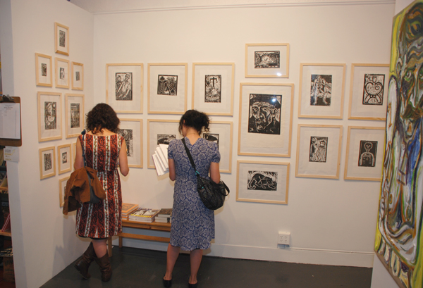 Paintings & Woodcuts by Billy Childish @ Needles + Pens