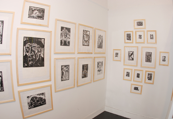 Paintings & Woodcuts by Billy Childish @ Needles + Pens