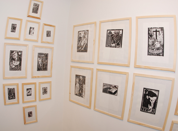 Paintings & Woodcuts by Billy Childish @ Needles + Pens